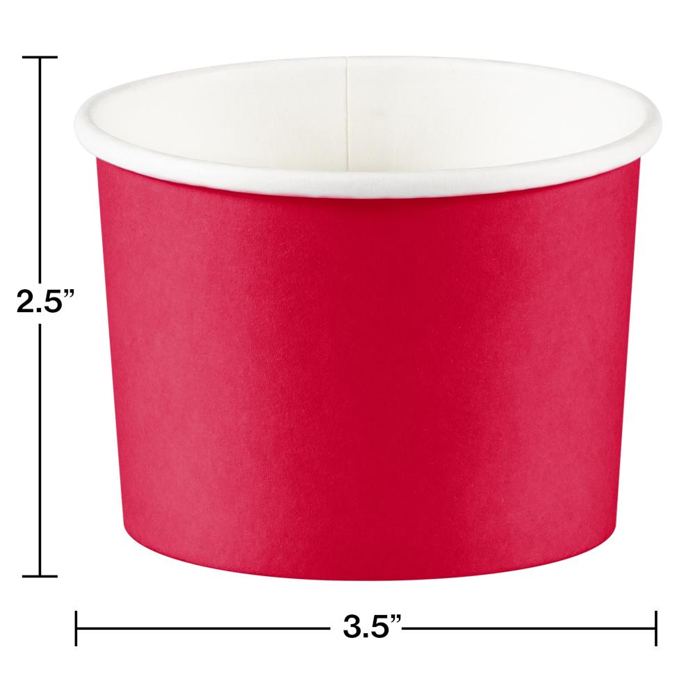Classic Red 8 oz Paper Treat Cups 8 Pkg Michaels