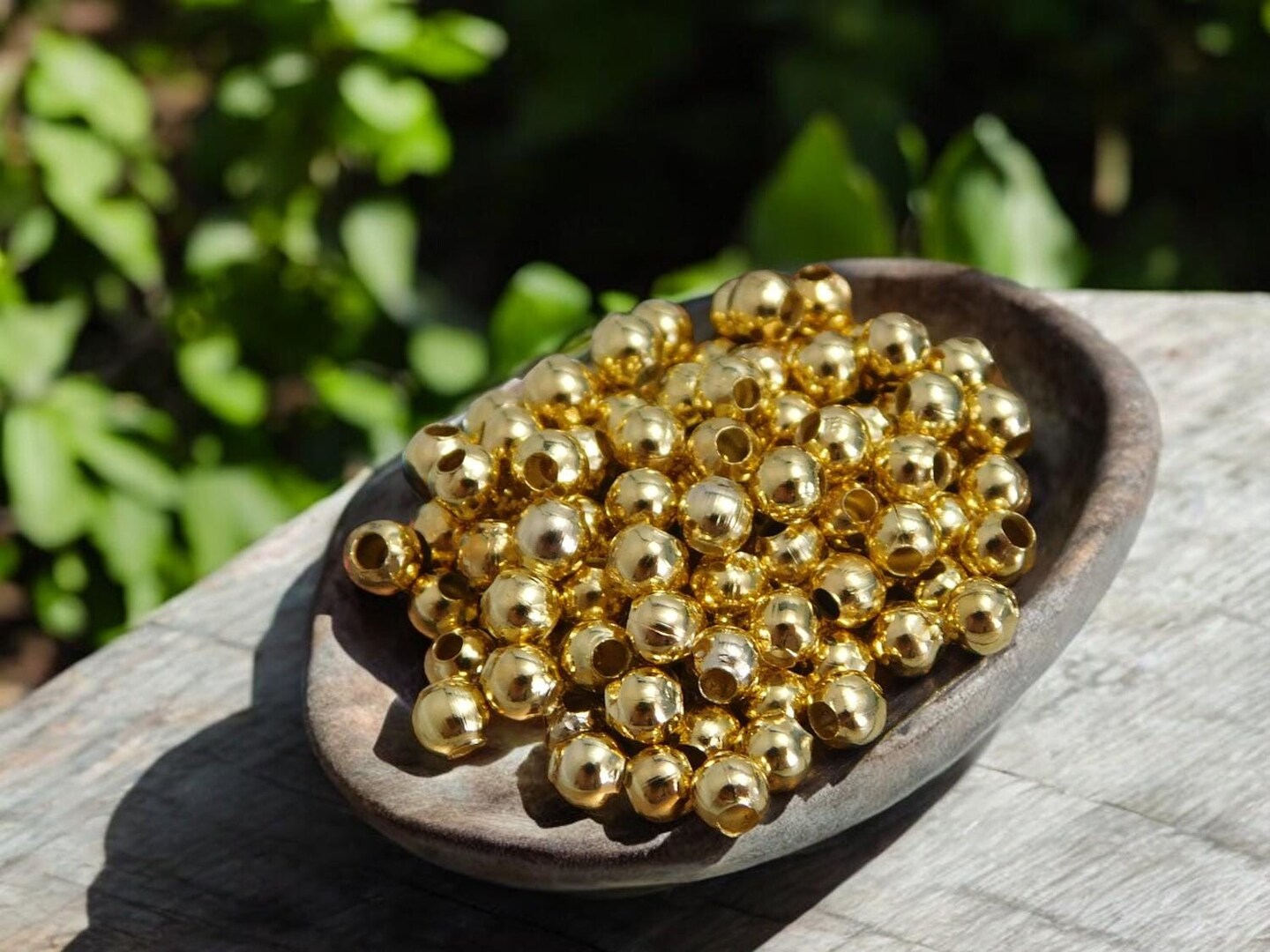 Long Lasting Gold Plated Iron Round Spacer Beads - 20 grams | Michaels