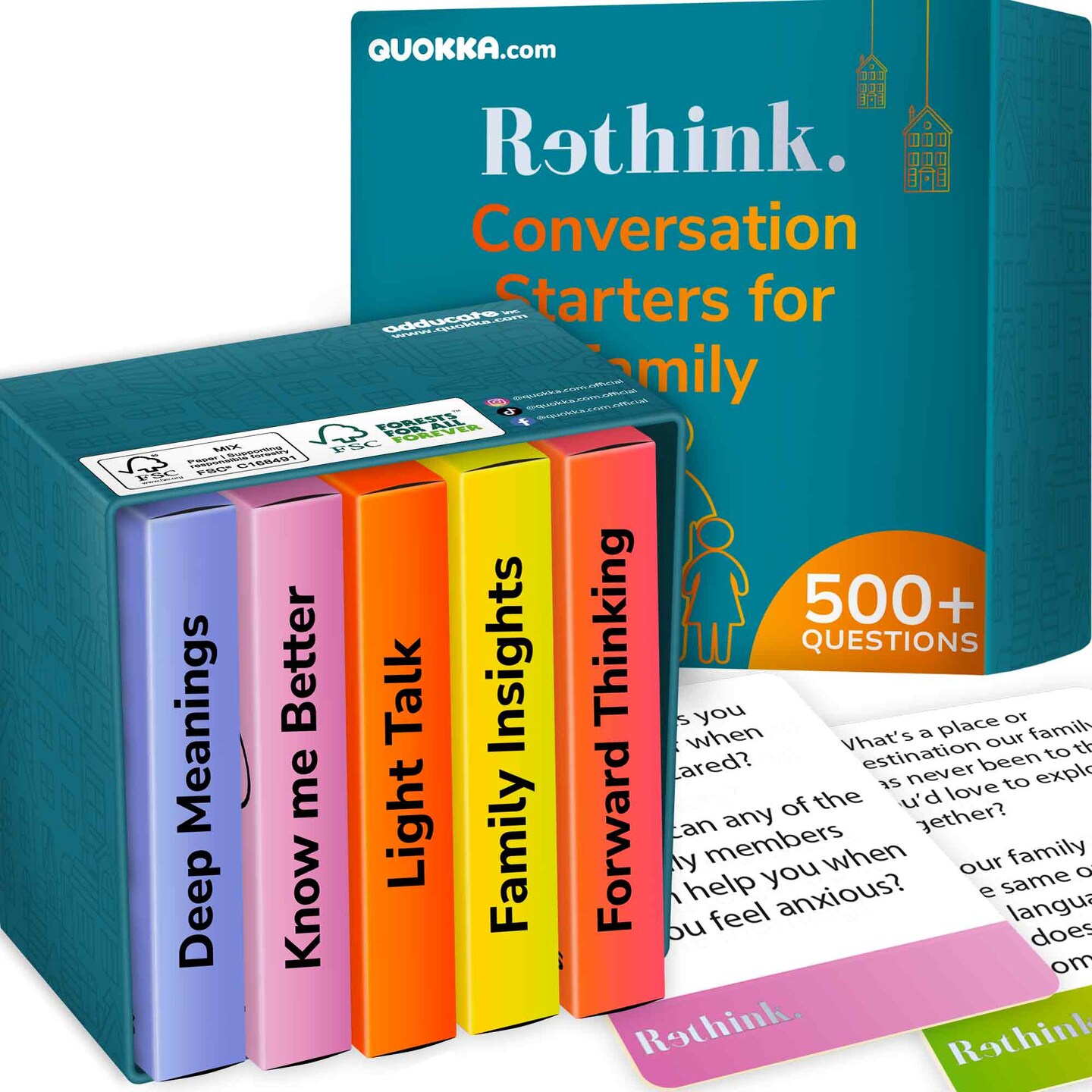 Rethink!: Conversation Starters for Families | 250 Cards | Michaels