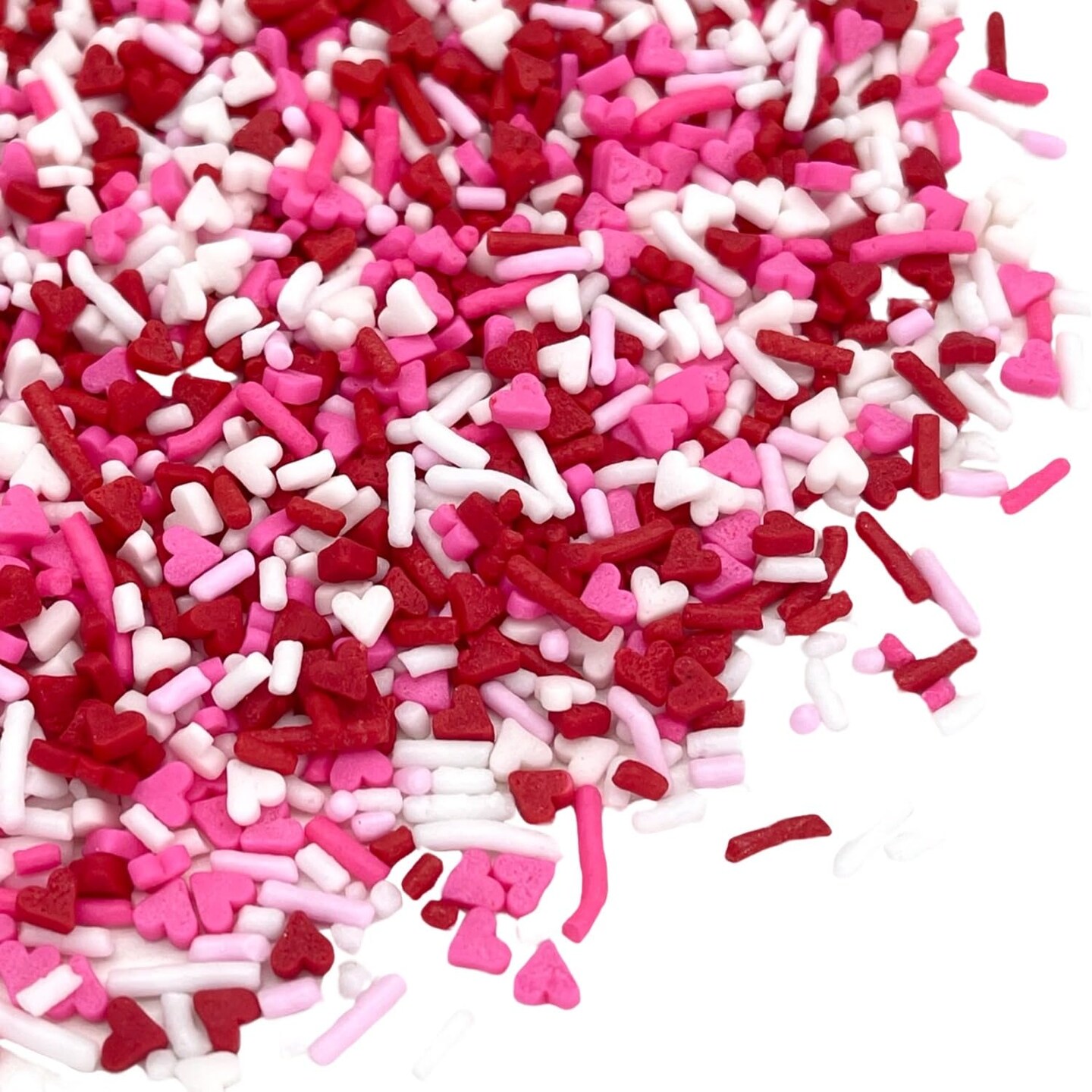 Valentine sprinkles | Pink and red sprinkles | Jimmies | Cookie ...