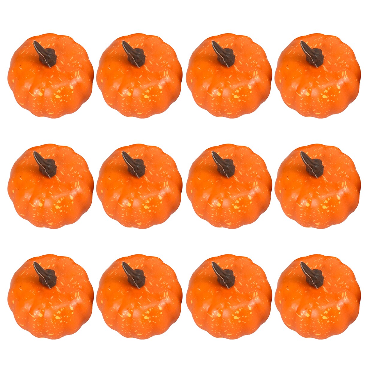 12Pcs Artificial Lifelike Pumpkins Fall Harvest Home Decoration Fake ...