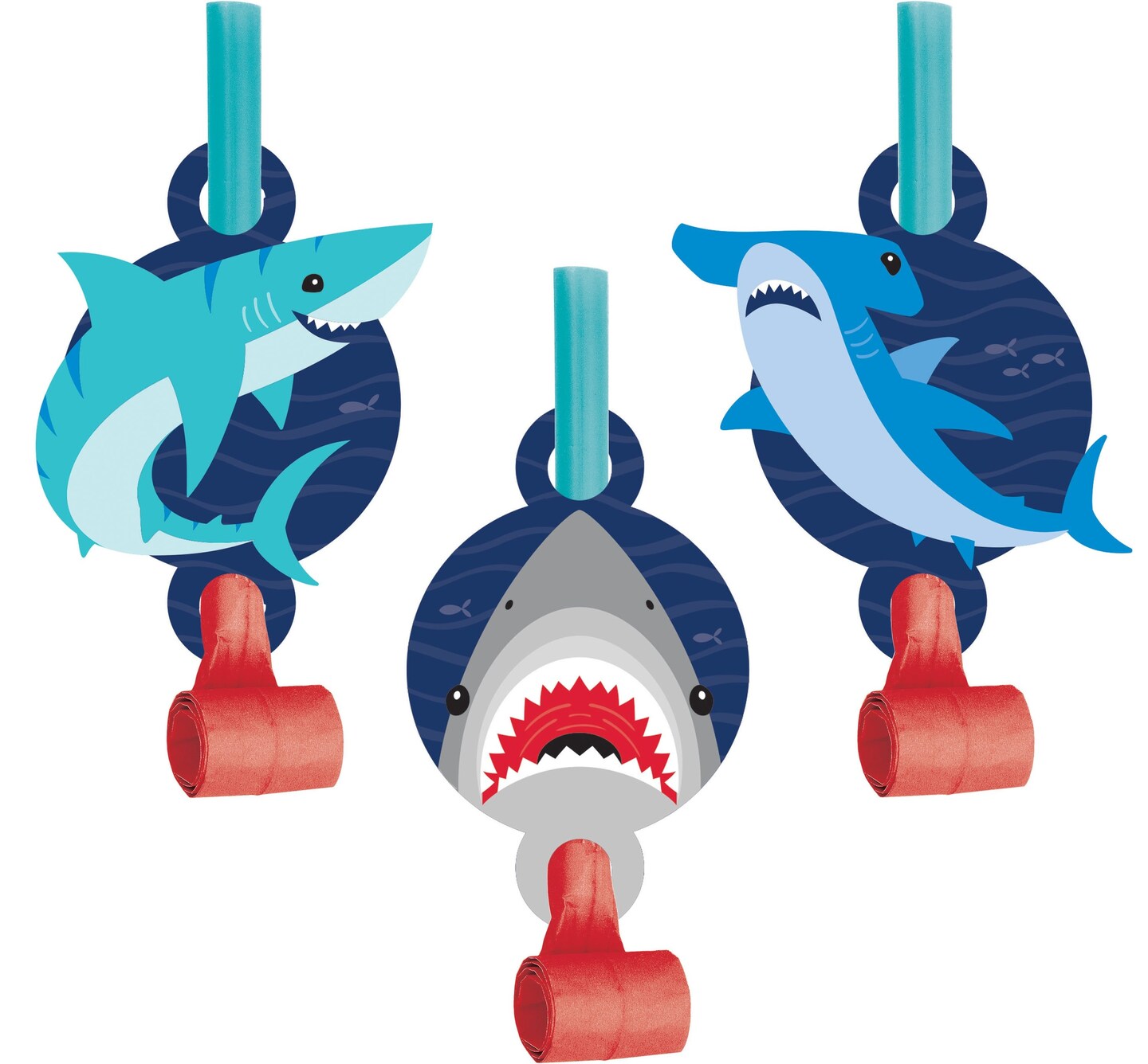 Shark Party Blowers - 8ct | Michaels