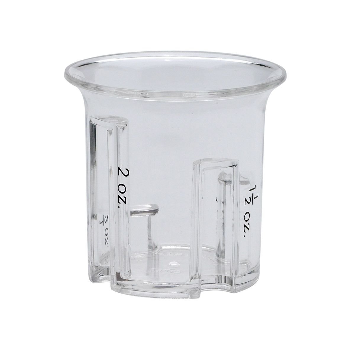 HIC E-Z Step Acrylic Measuring Kitchen & Bar Jigger - 0.5oz to 2oz ...