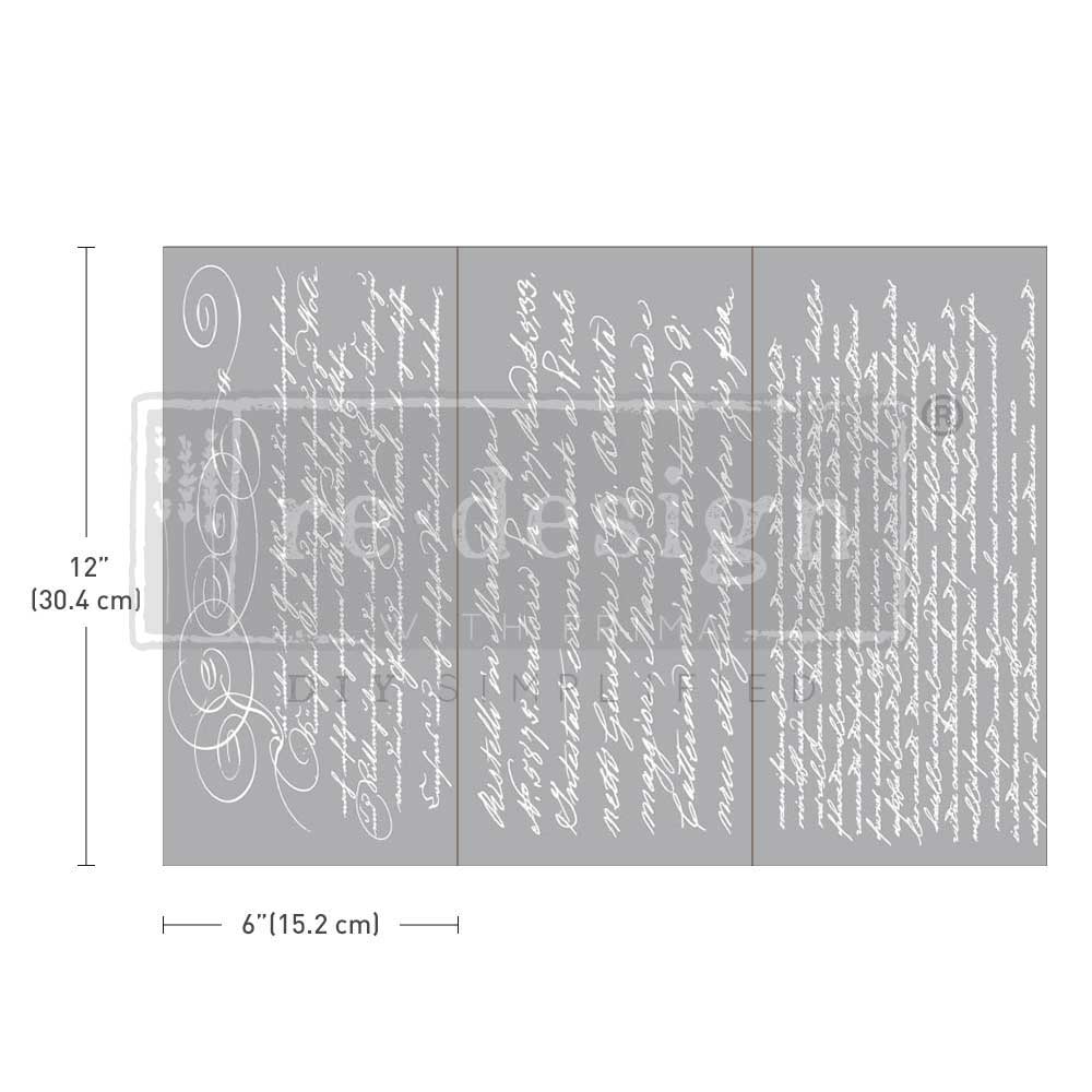 Small Transfers - Secret Letter II – 3 sheets, 6″x12″ | Michaels