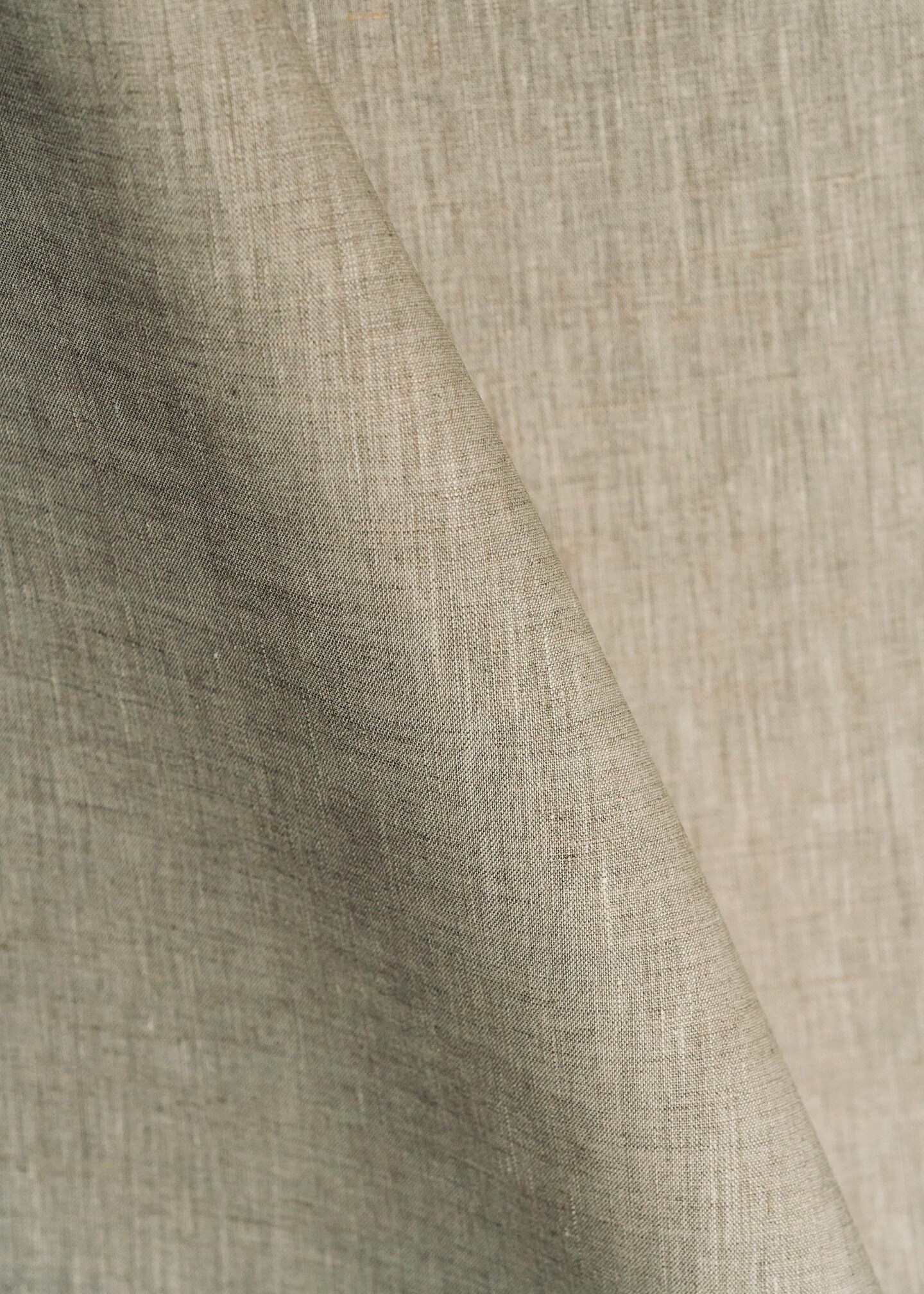 1 Yard 2 Tone Natural or Ivory Linen Cotton Blend Fabric, Lightweight Solid Woven Textile 58 ...
