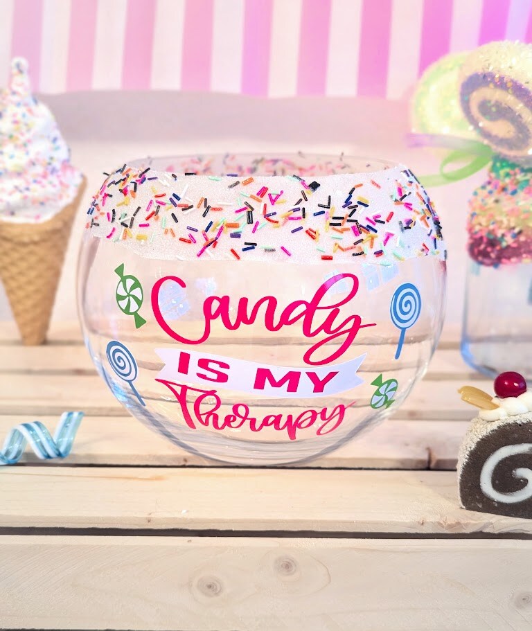 Candy Therapy Drip Candy Bowl for Office Desk Decor, Receptionist ...
