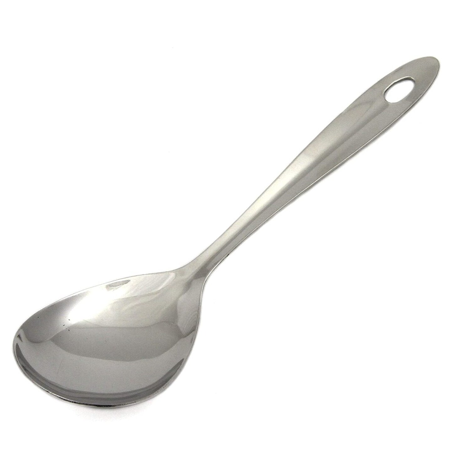 Chef Craft 9.5" Stainless Steel Basting / Serving Spoon with Sleek ...