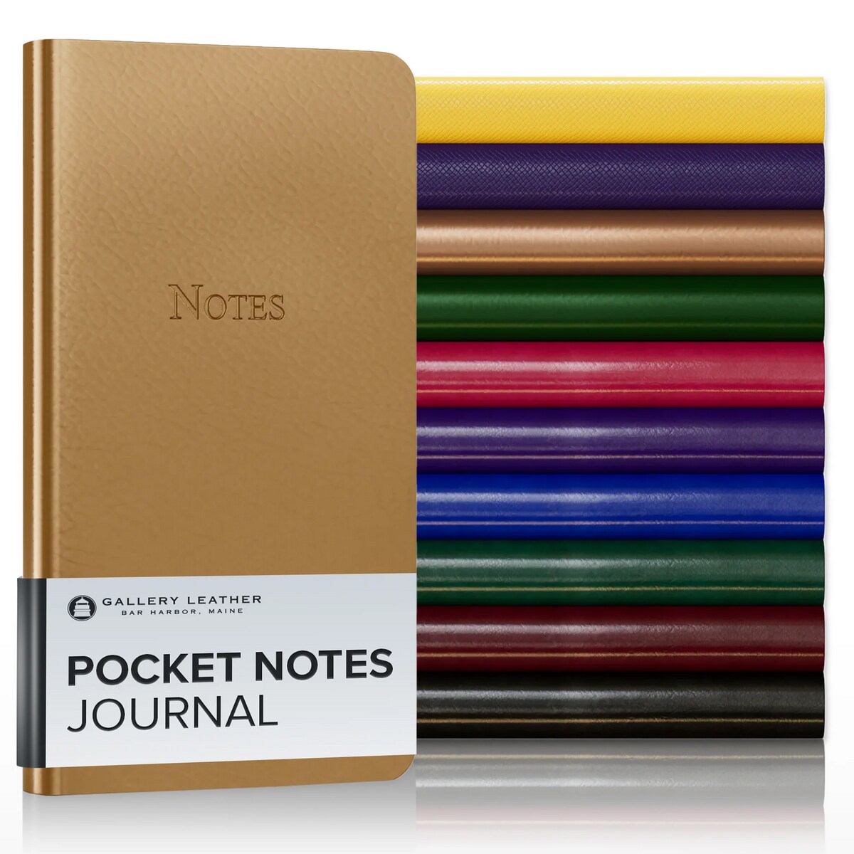Pocket Notes Leather Journal by Gallery Leather - 6"x3.25" | Michaels