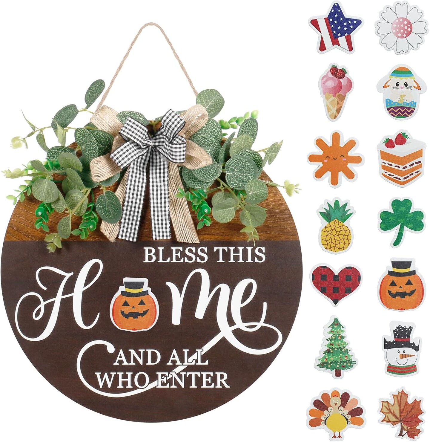 Interchangeable Seasonal Welcome Sign for Front Door | Michaels