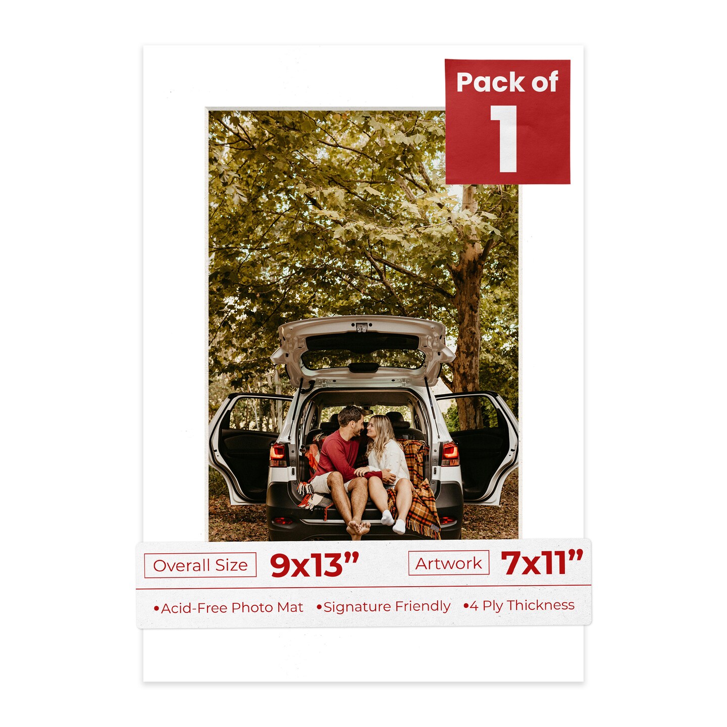 Golf Ball Texture Mat Board for 9x13 Frames - Fits 7x11 Photos - 1 Mat ...