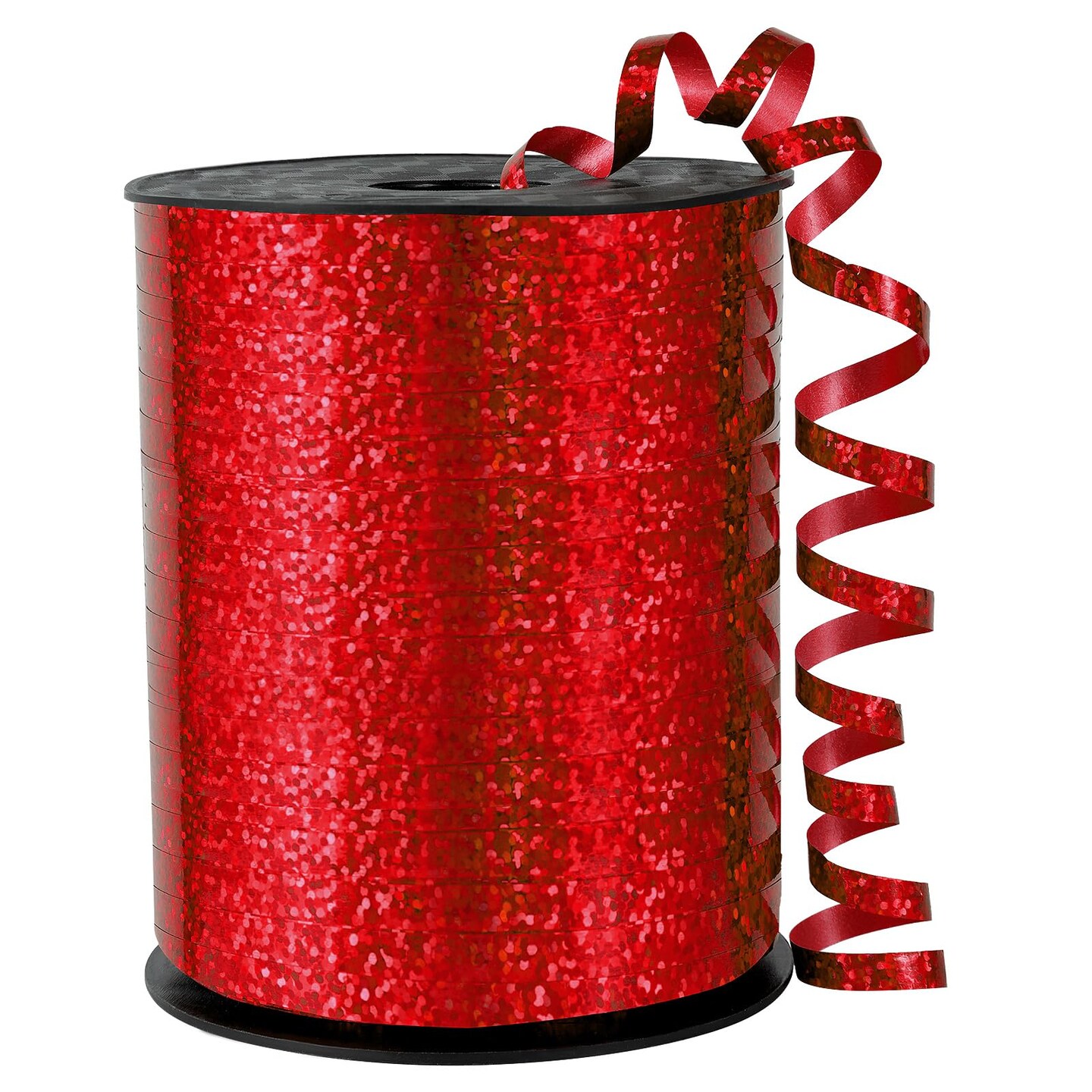 Red Curling Ribbon - 500 Yard Shiny Metallic Curling Ribbon for Gift ...