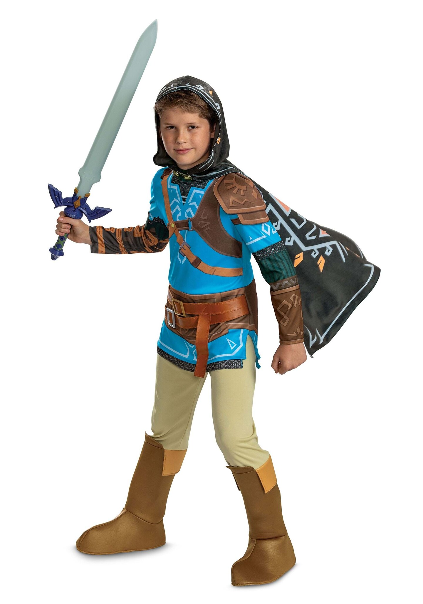 Legend of Zelda Tears of the Kingdom Deluxe Boy's Costume, Size: M ...