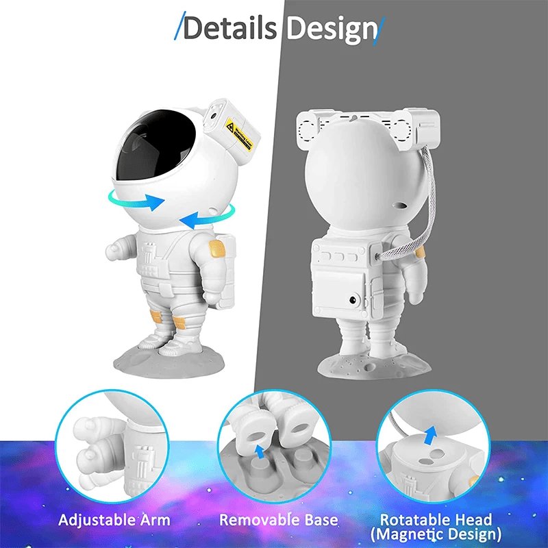 Edge Collections – Astronaut Galaxy Starry Sky Projector LED Night ...