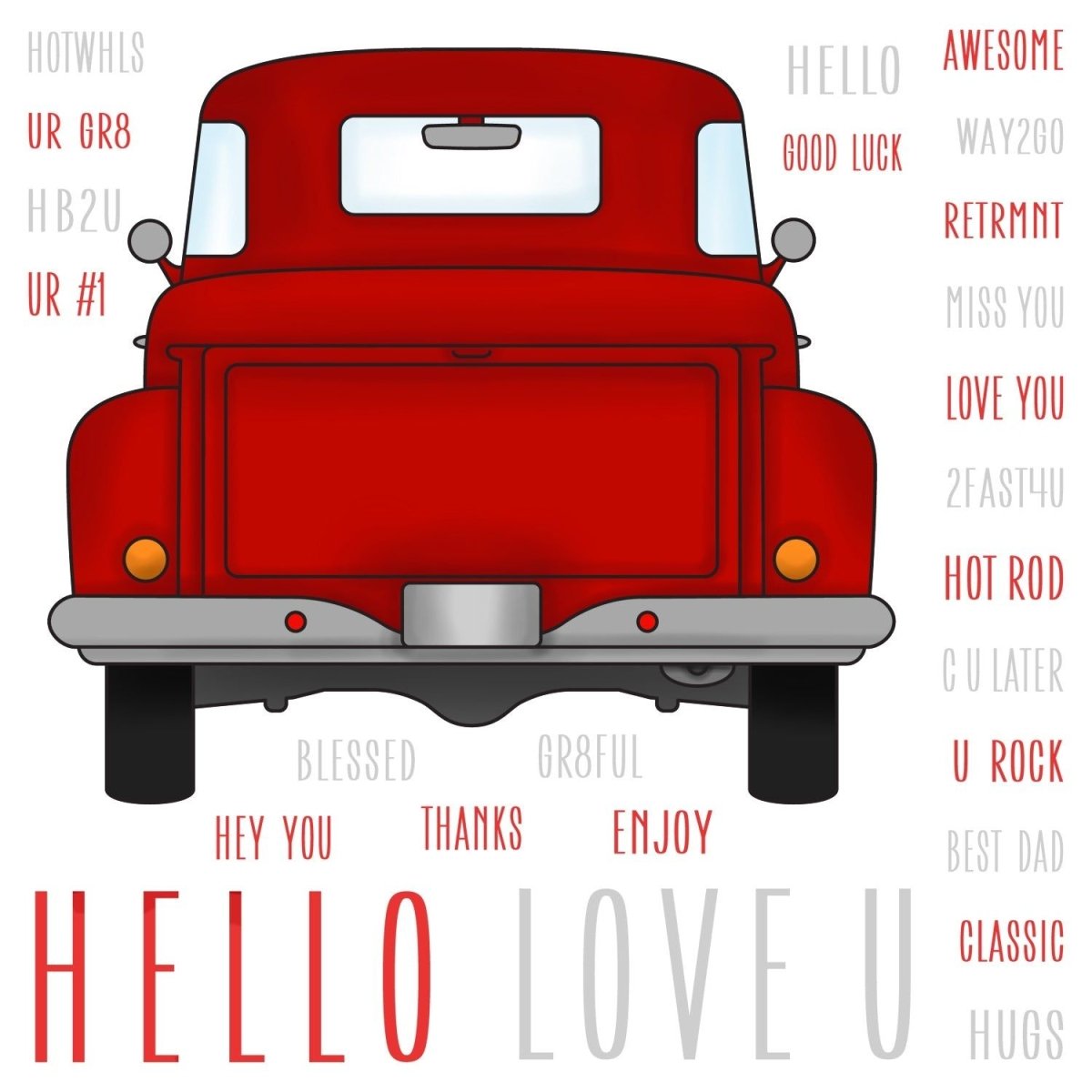 Big Pickup Tailgate - 6x6 Photopolymer Stamp Set | Michaels
