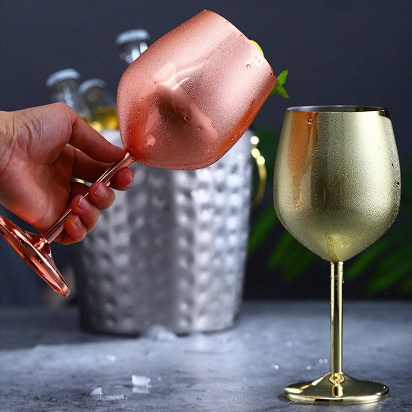 Edge Collections - Gold - Cheerful Cocktail Glasses for Celebratory Gatherings - 1 Piece | Michaels