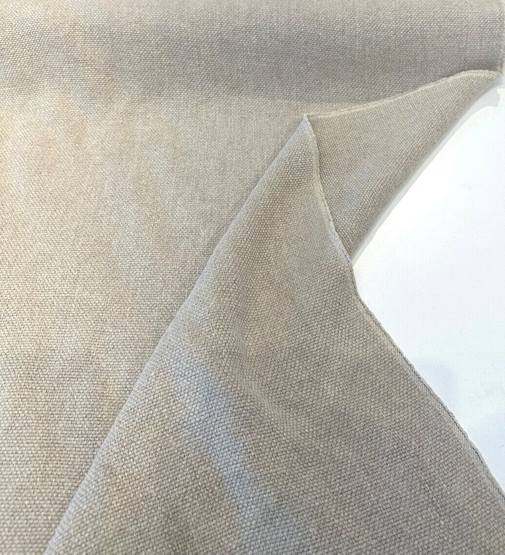 1 Yard Natural Washed Heavy Irish Linen Upholstery Fabric 53 Inches ...