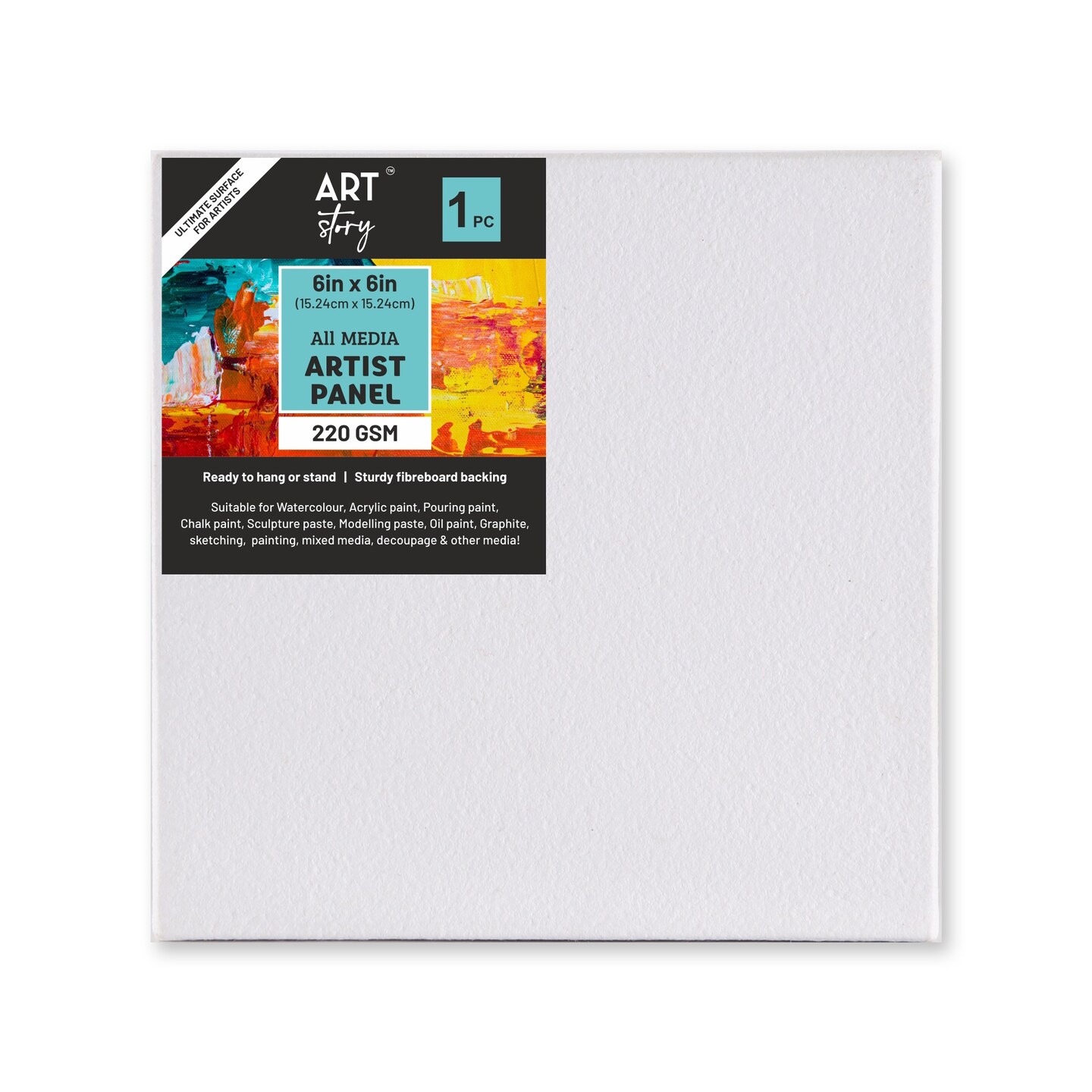 Little Birdie All Media Artist Panel Square 1/Pkg-6"X6" | Michaels