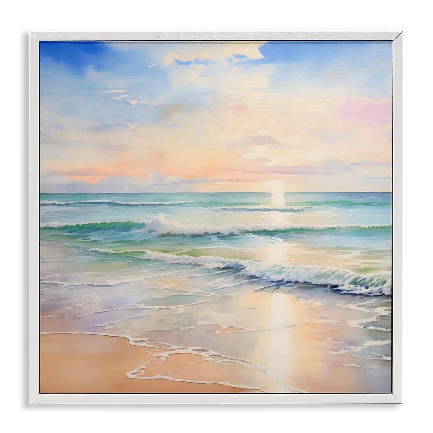 Stupell Industries Crashing On The Shore Framed Giclee By LSR Creative Studio | Michaels