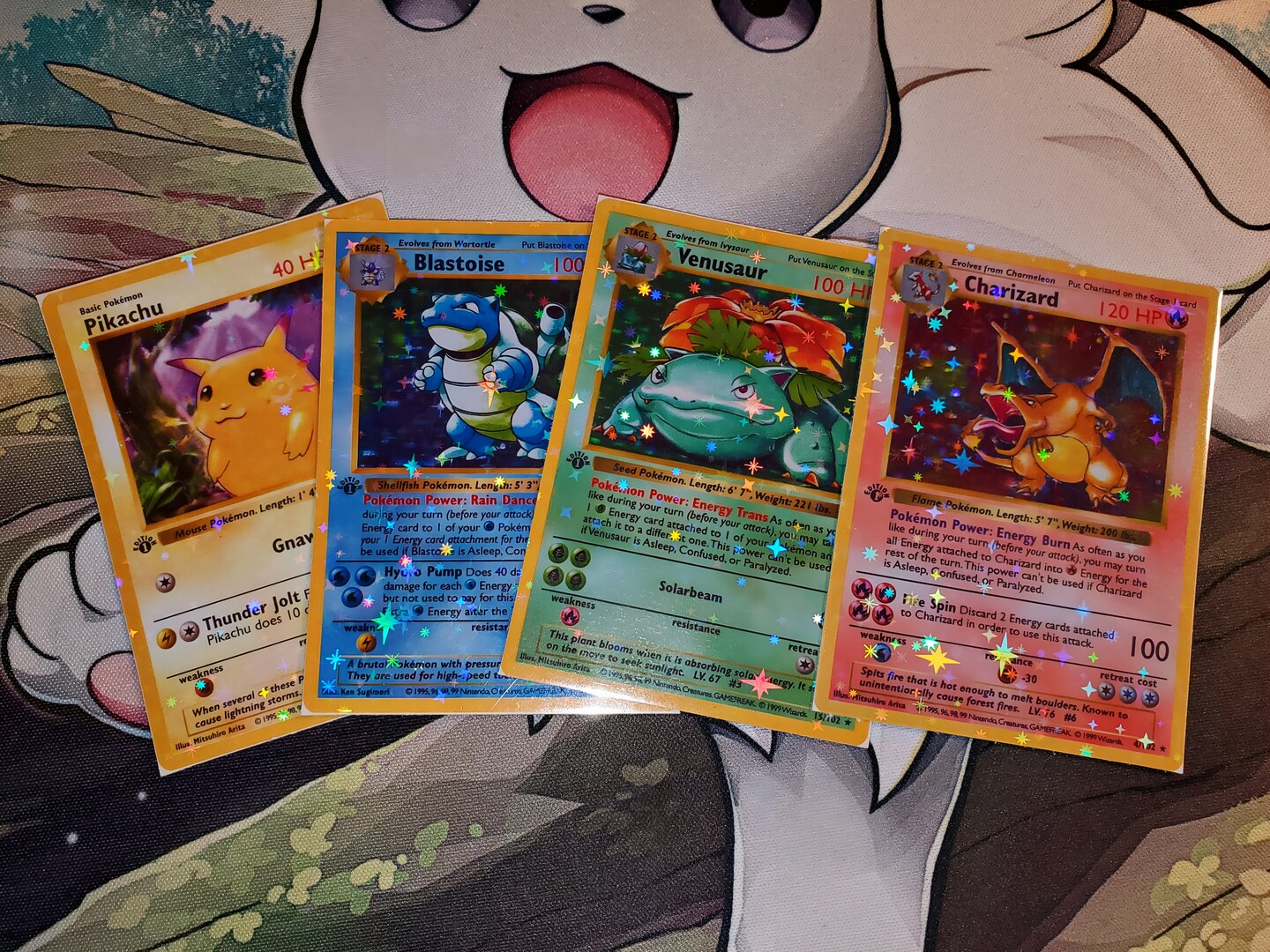 Custom Pokémon Card Holographic Stickers ~ Pick ANY Card and Holo ...