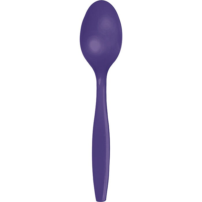 600 pc Bulk Purple Plastic Spoons | Michaels