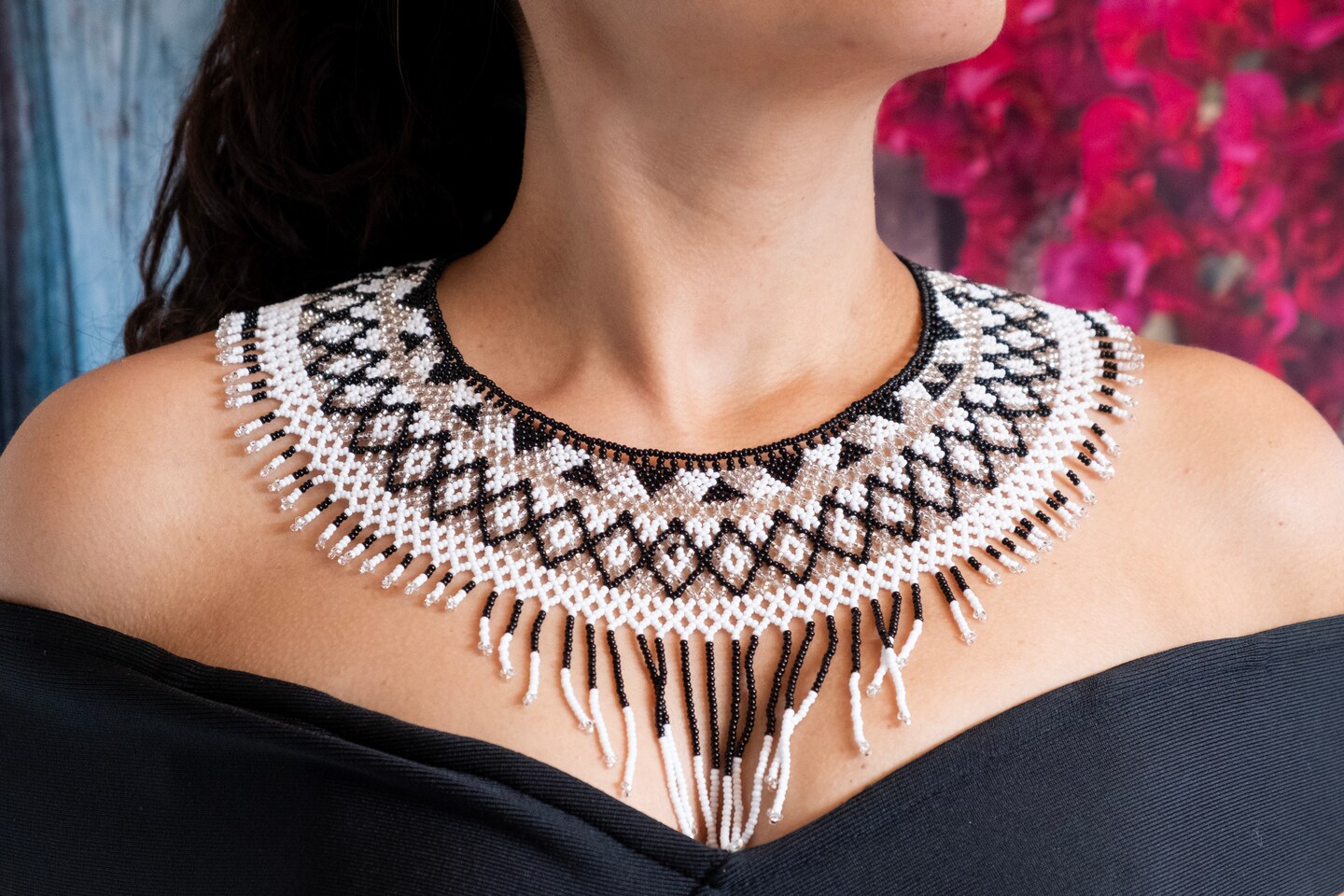 Geometric Huichol Necklace MakerPlace by Michaels