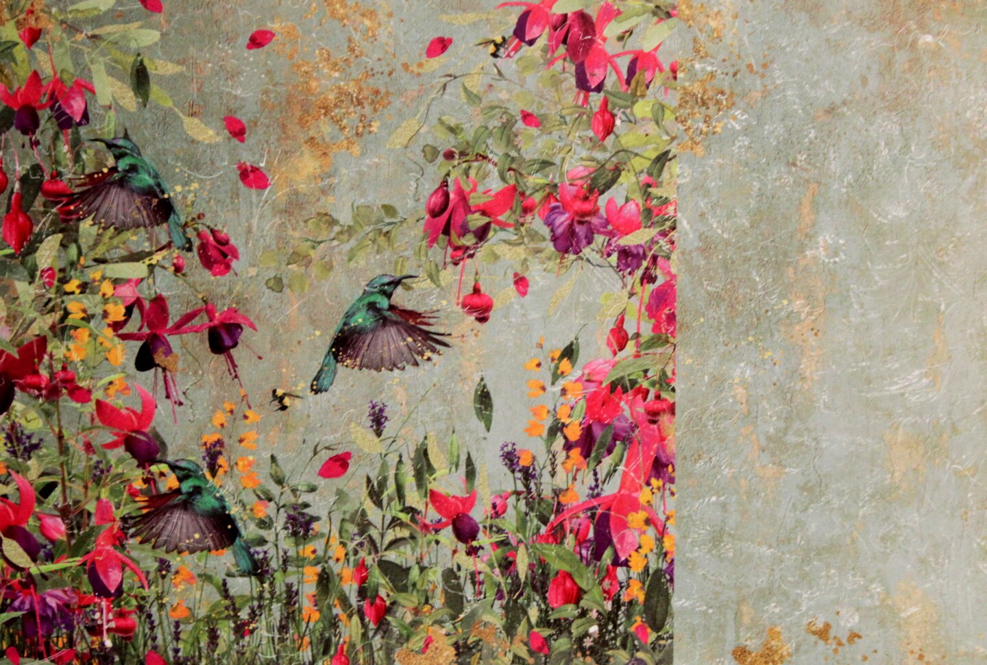 Crafter's Companion Fabulous Fuchsia/Beautiful Hummingbirds & Florals ...