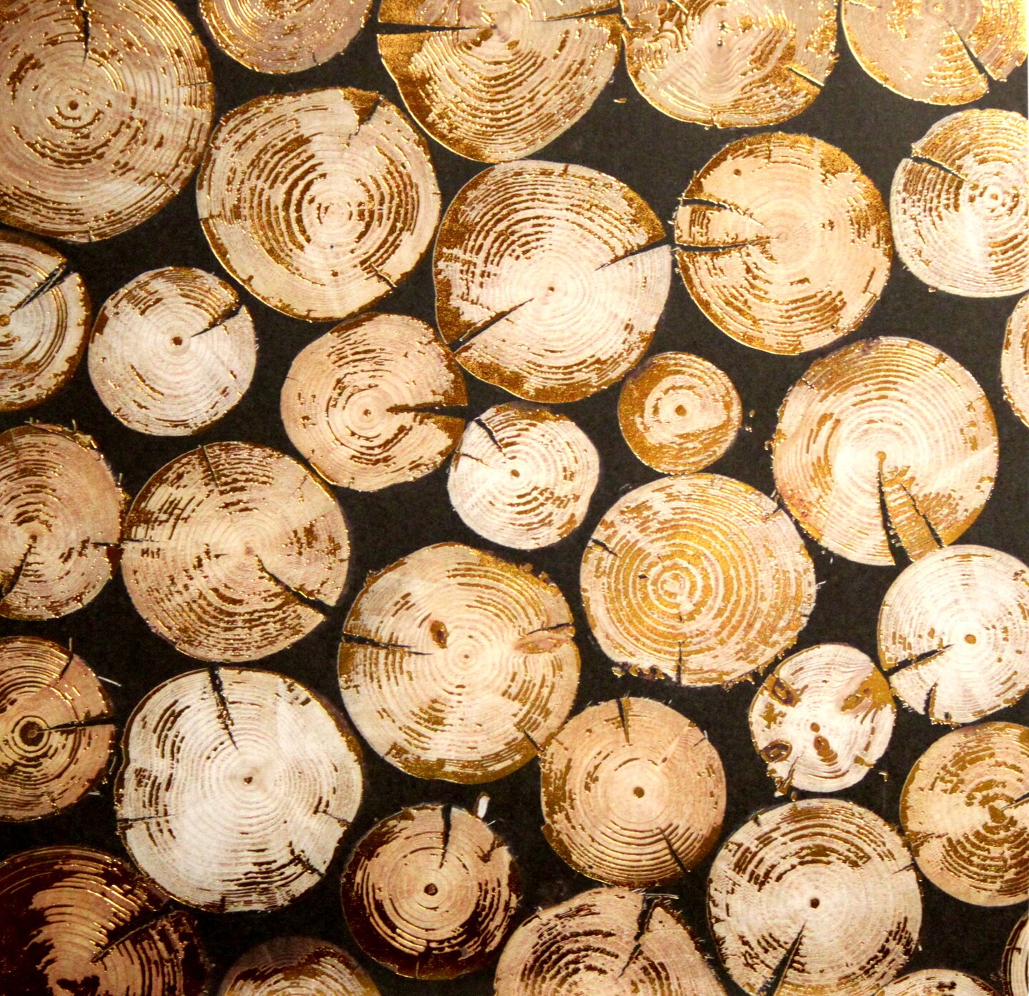 Craft Smith Autumn Dream/Fall Wood Logs 12 x 12 Specialty Lt. Cardstock ...