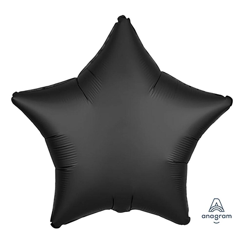 19 Inch Star Satin Luxe Onyx Balloon | Michaels