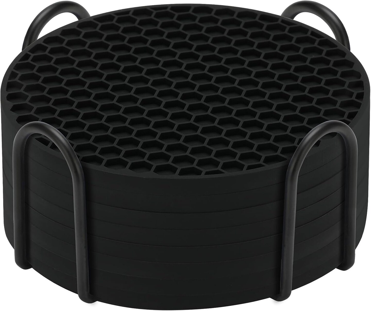 Silicone Coasters Set of 8 with Holder,Coasters for Drinks,Beer,Coffee ...