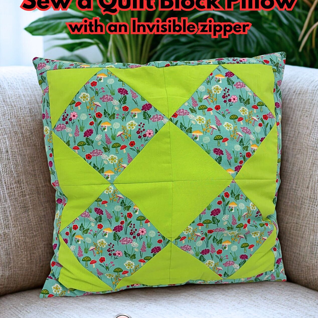 How to Sew a Quilted Pillow with an Invisible Zipper | Classes | Michaels