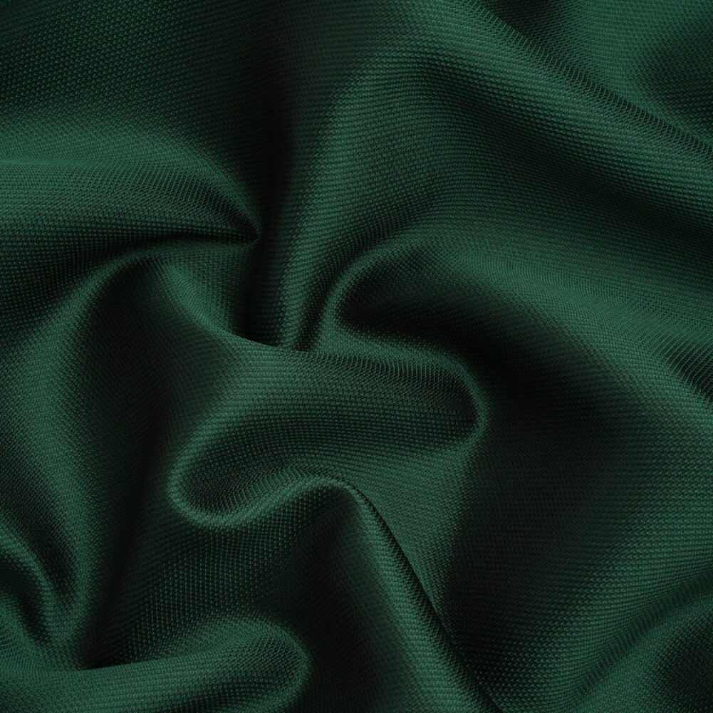 1 Yard Forest Green Polyester Silk Mikado Pique Fabric Luxury Italian ...