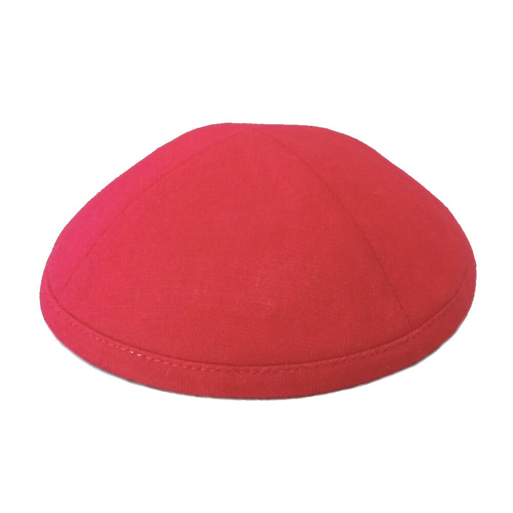 Kippah Red Deluxe Linen | Michaels