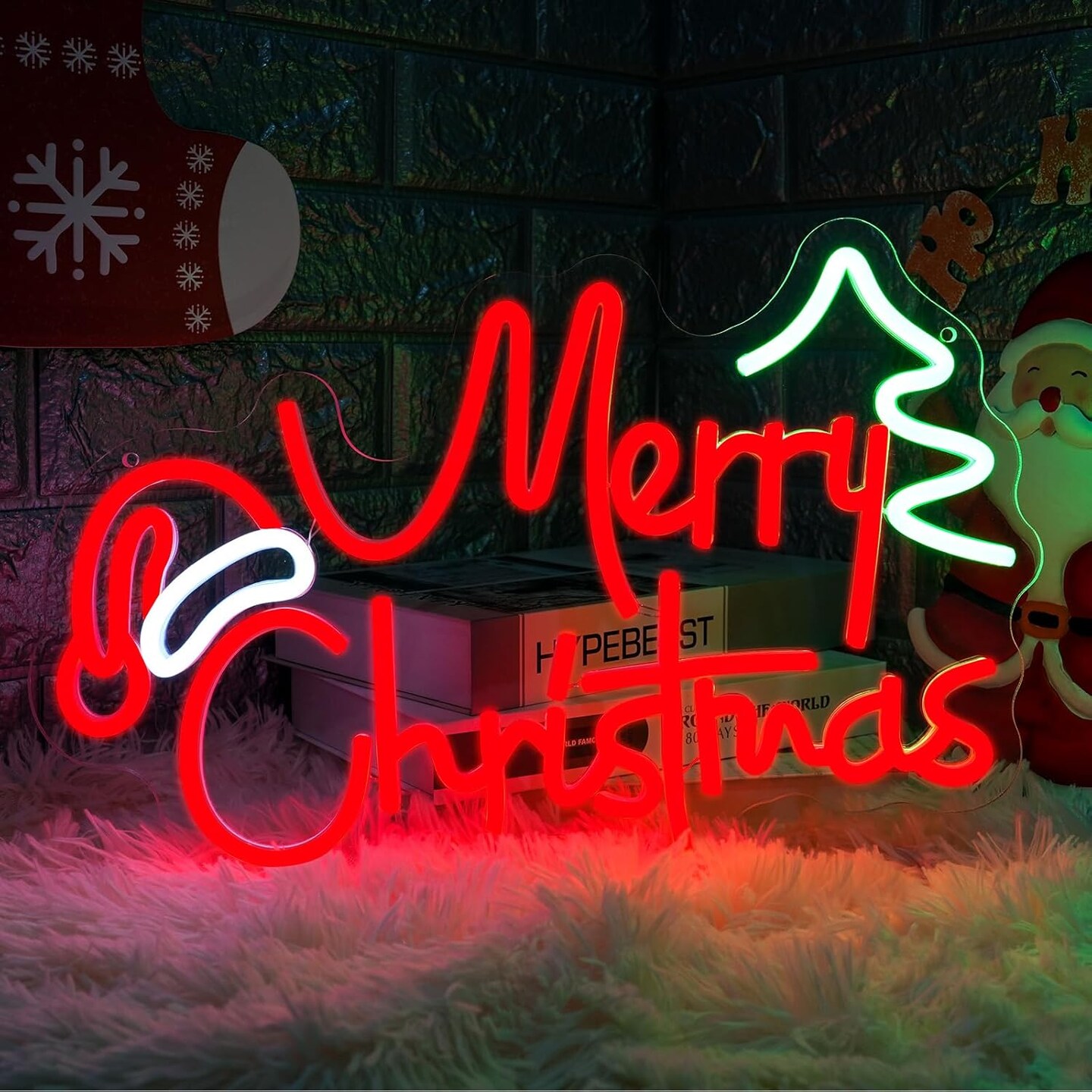 Merry Christmas Neon Sign, LED Christmas Neon Light for Wall Decor ...