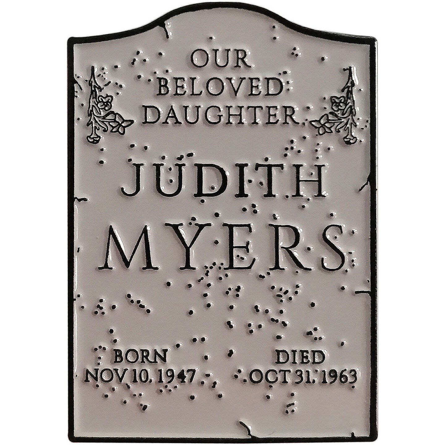 Halloween 1978 Judith Myers Tomb Enamel Pin 1 1/2" | Michaels