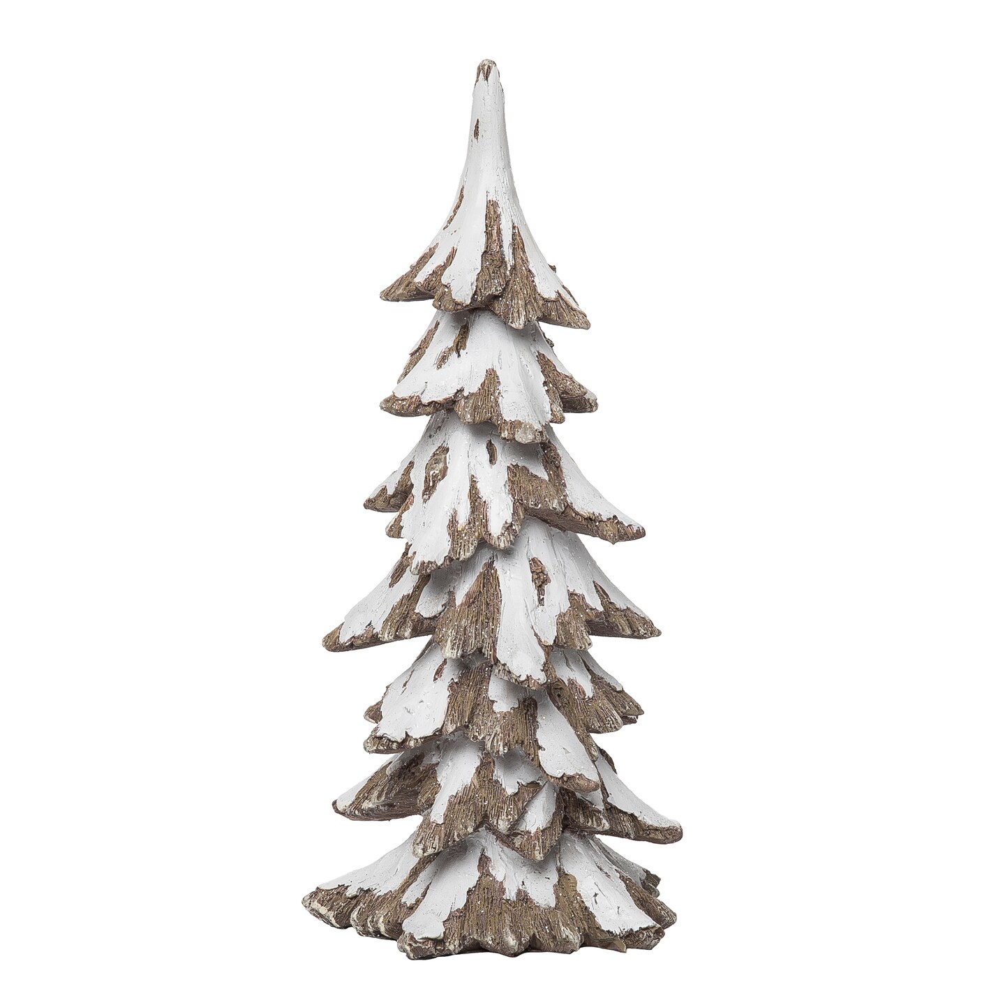 Resin Off-White Christmas Snowy Tree | Michaels