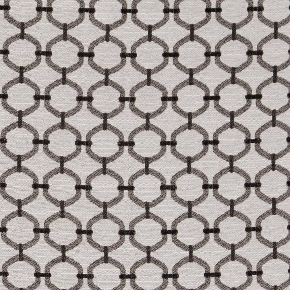 Grey Abstract Geometric Woven Pattern Upholstery Fabric by The Yard ...