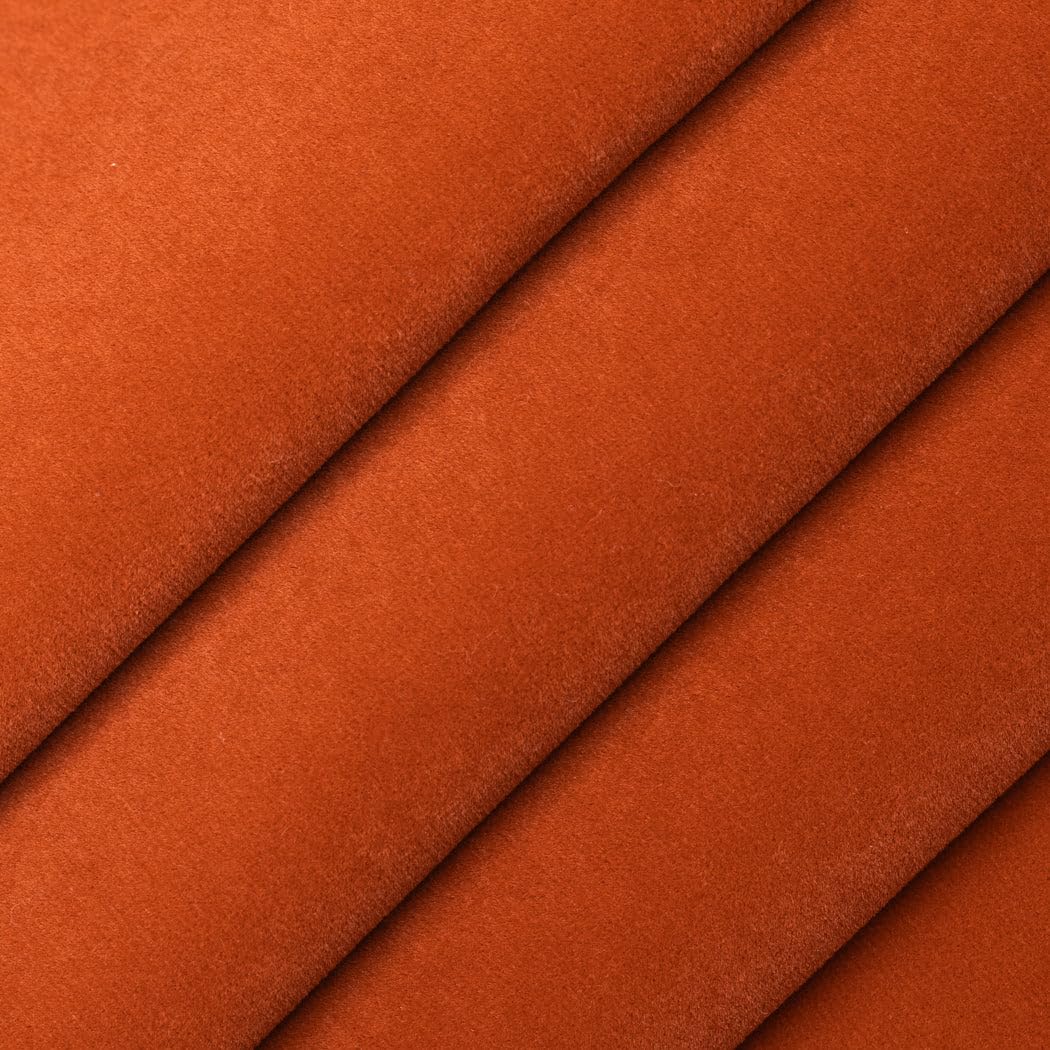 Orange Stain Resistant Performance Pet Friendly Microfiber Upholstery ...