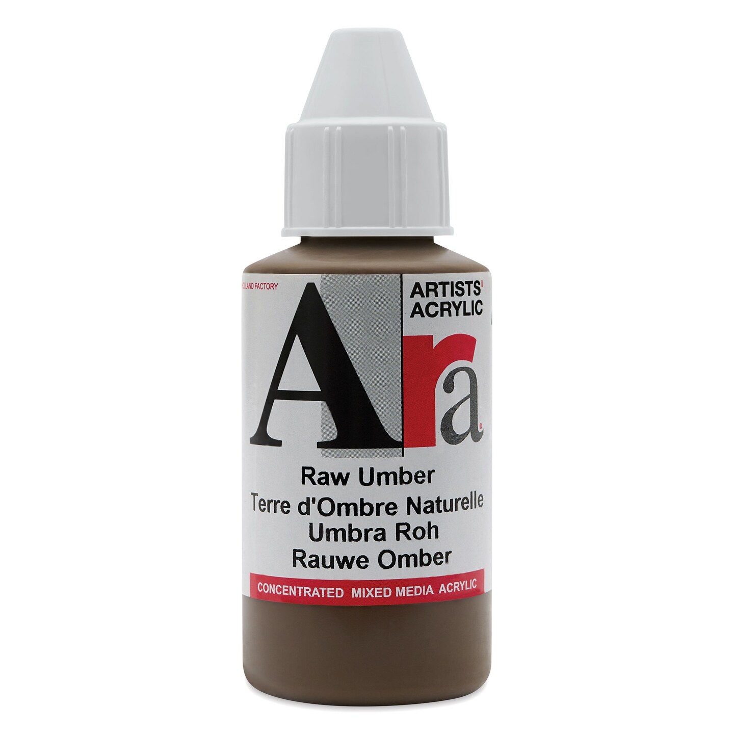 Ara Artists’ Acrylic Paint - Raw Umber, 100 ml bottle, Count: 1, Model ...