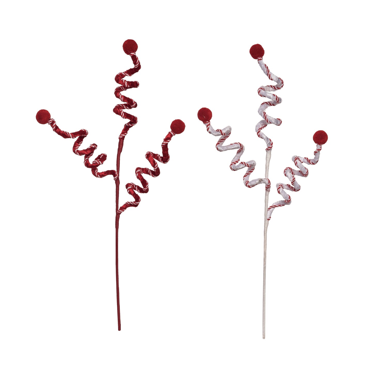 Peppermint Twist Pick Set of Two Christmas Decorations | Michaels