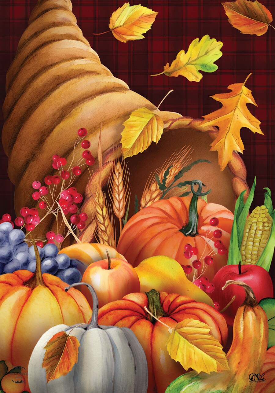 Fall Bounty Cornucopia Holiday Garden Flag | Michaels