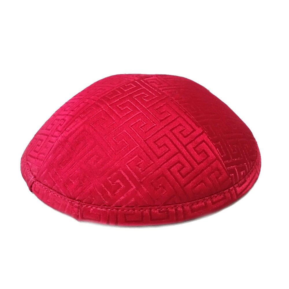 Kippah Red Deluxe Brocade | Michaels