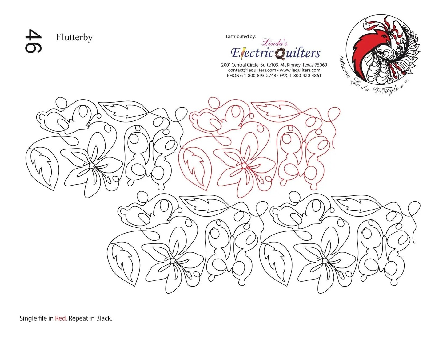 046 Flutterby Pantograph by Linda V. Taylor | Michaels