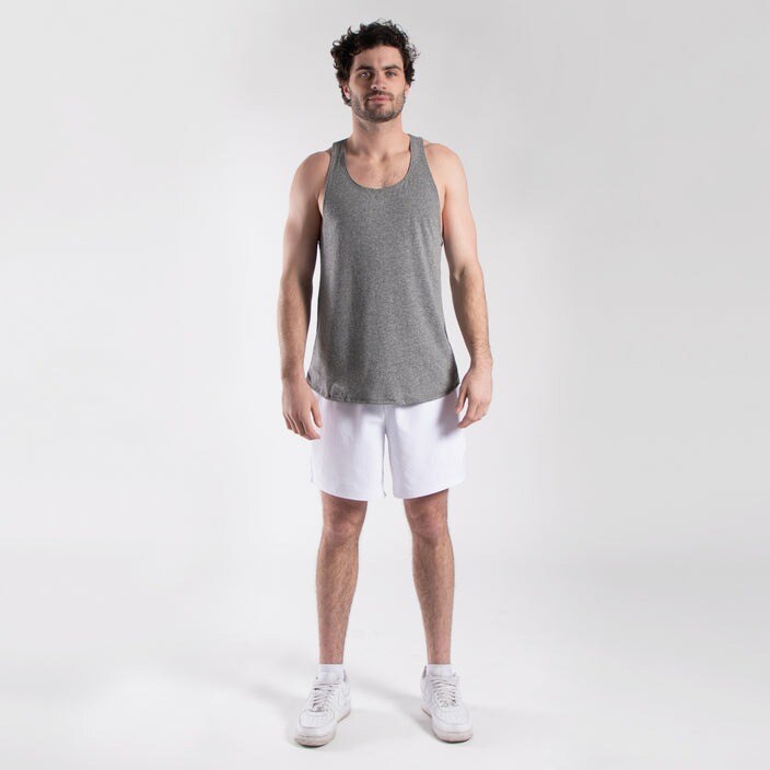 Men's Racerback Tank Perfect for Every Workout, Size: S, Color: Heather ...