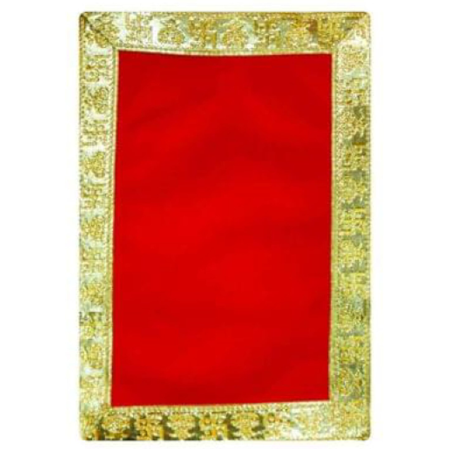 Velvet Pooja Mat Aasan Cloth for God Goddess Idol Puja Asan Mandir ...