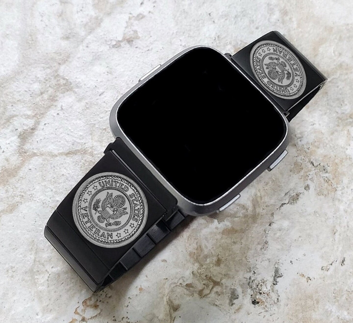 Fitbit Watch Band US Veteran for Versa Lite 2 3 4 and Sense 1 2 ...