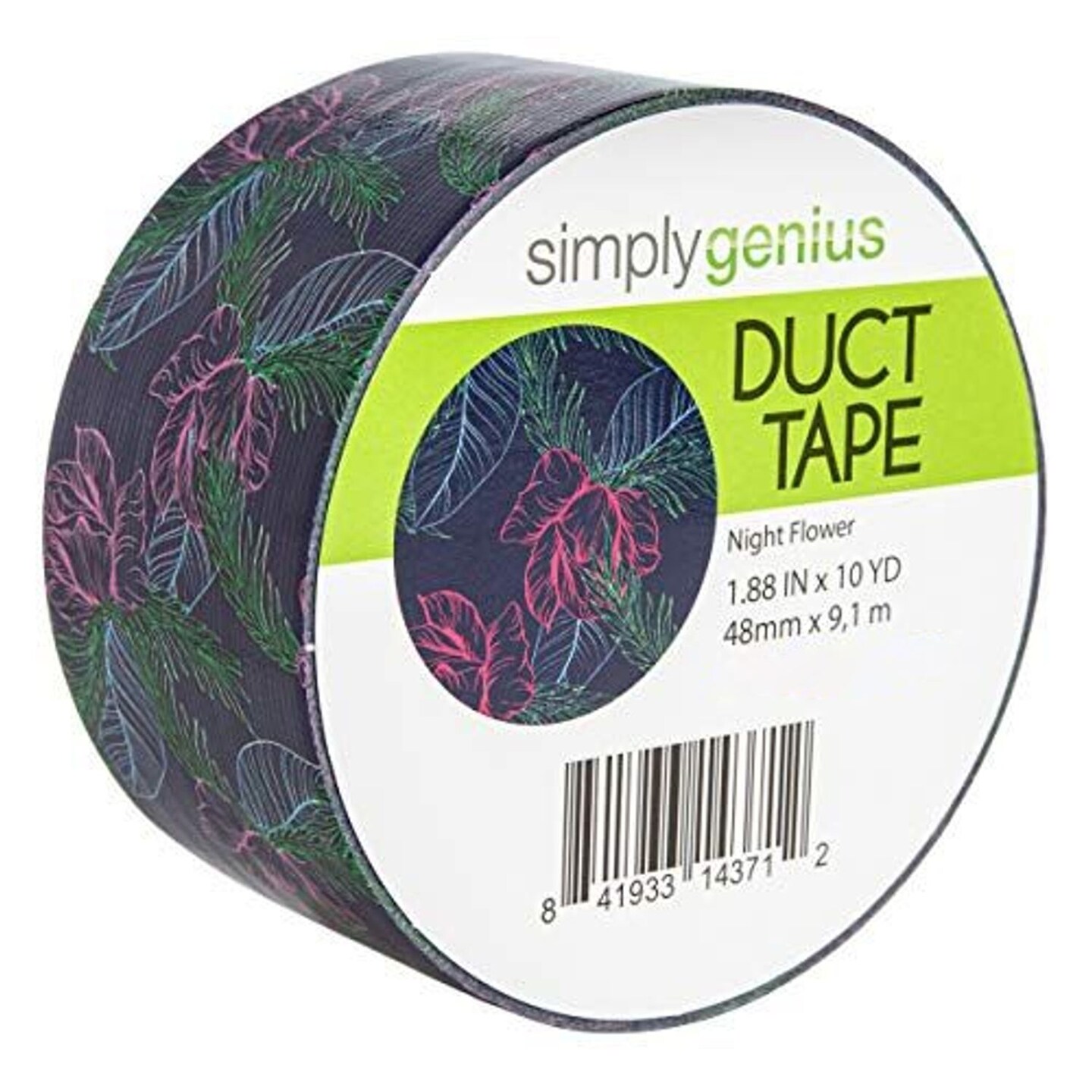 Simply Genius Pattern Duct Tape Heavy Duty, 1.8 In x 10 Yards - Night ...