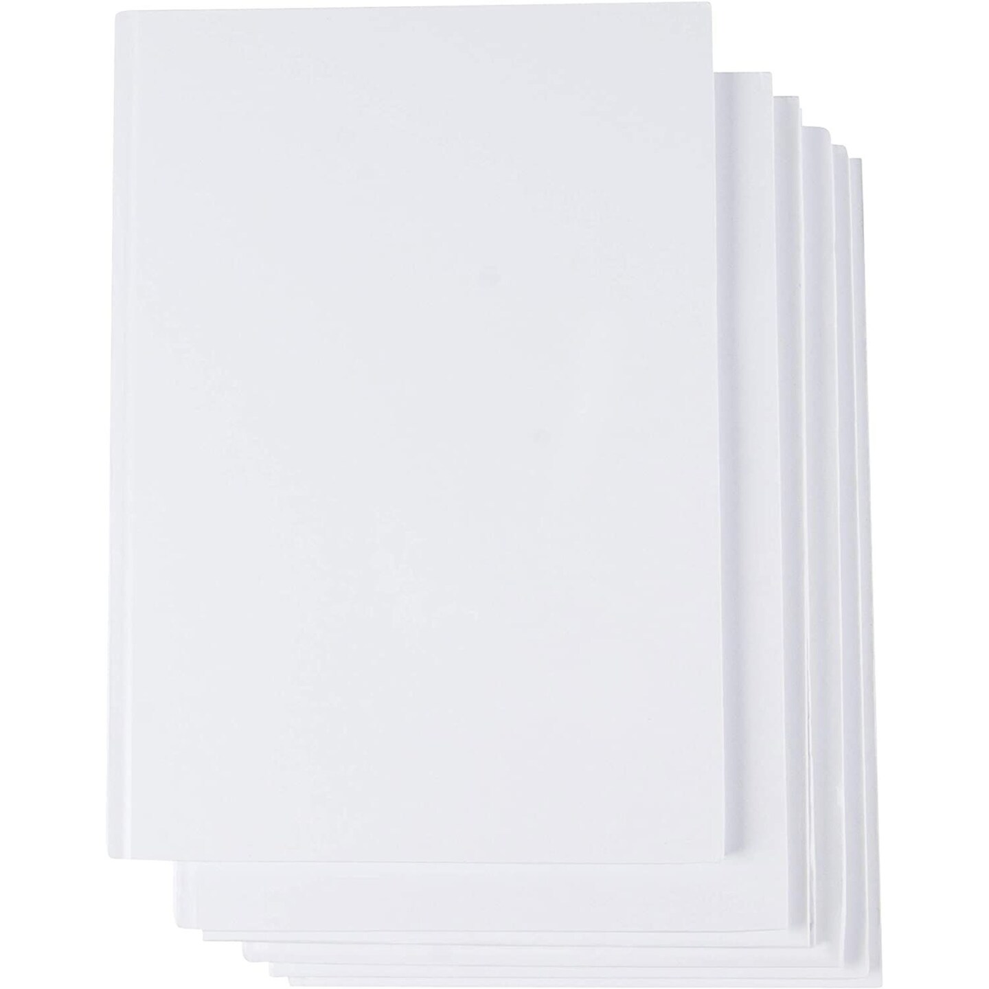 6 Pack 7x10 inch White Blank Hardcover Books for Kids to Write Stories ...