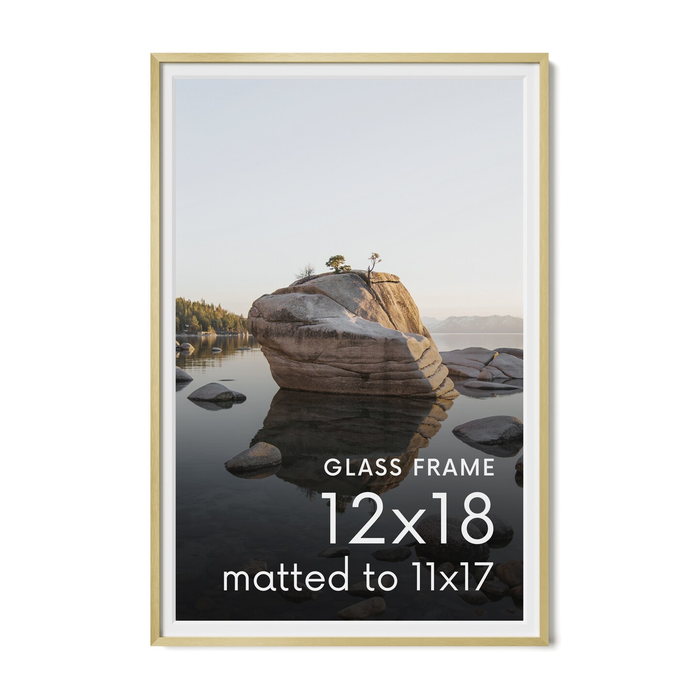 Haus and Hues Aluminum Glass and Matted Picture Frame | Michaels