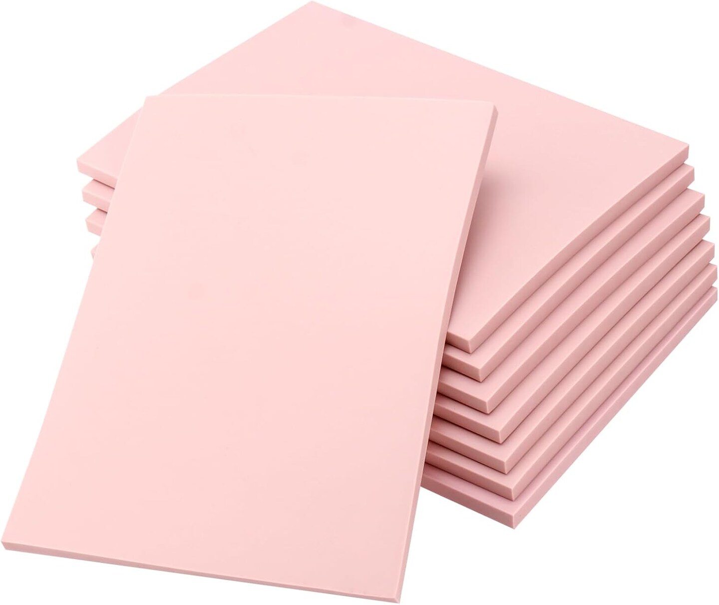 8PCS 8 x 6 Inches Pink Rubber Carving Block, Soft Rubber Stamp Carving ...