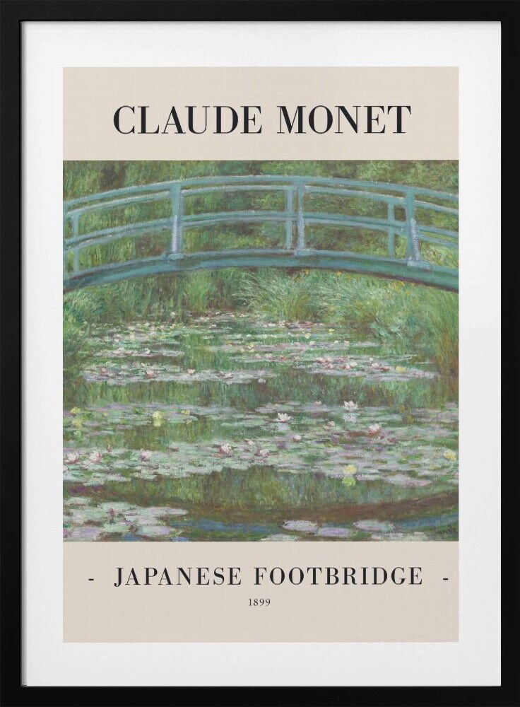 Japanese Footbridge 1899 by Claude Monet Framed Art | Michaels